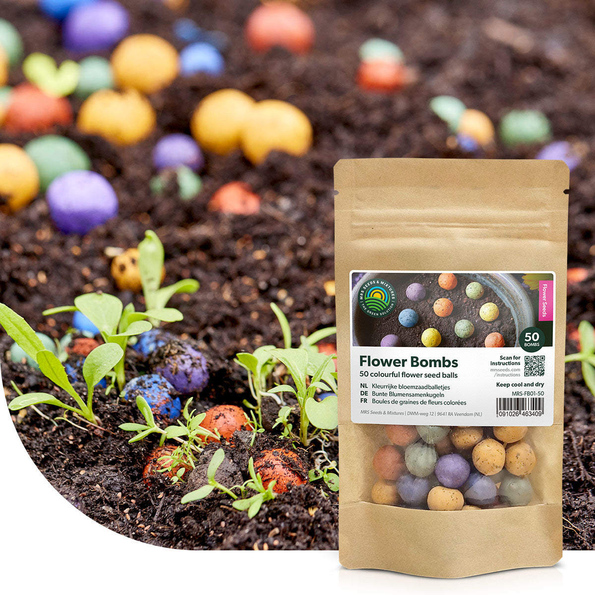 Flower Bombs - Bombes de graines mix - Originals – Mulder Retail B.V.